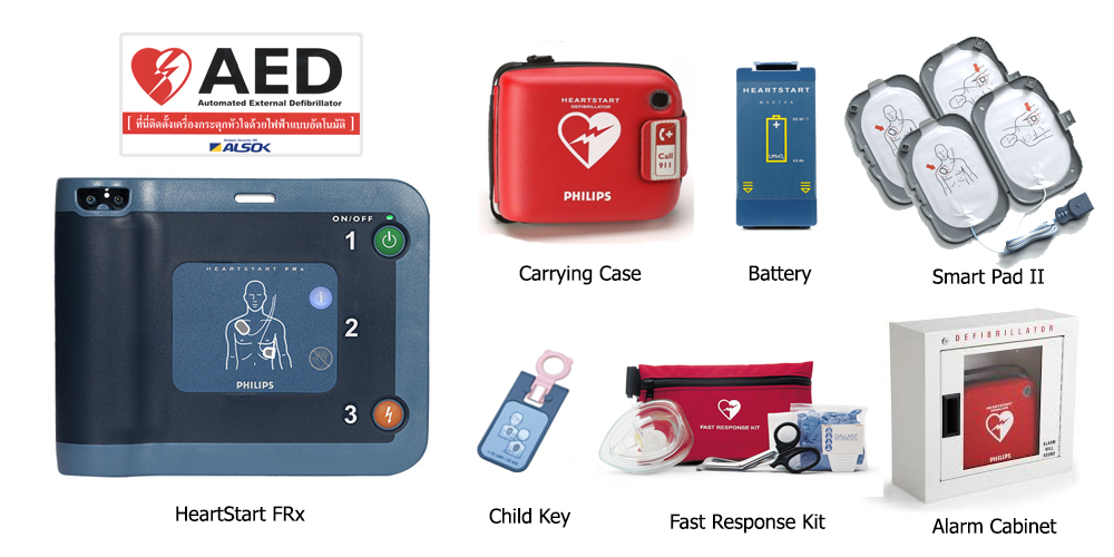 AED Automated external defibrillator | ALSOK Vietnam