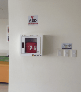 Automated External Defibrillator (AED) Process from order to installation.